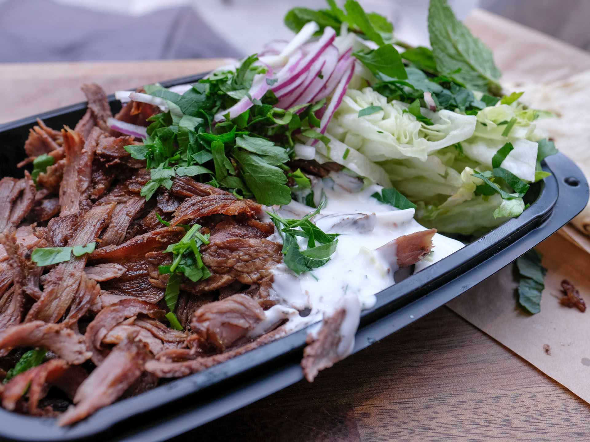 Royal Shawarma Bar - Shawarma eller pita med okse, lam, falafel