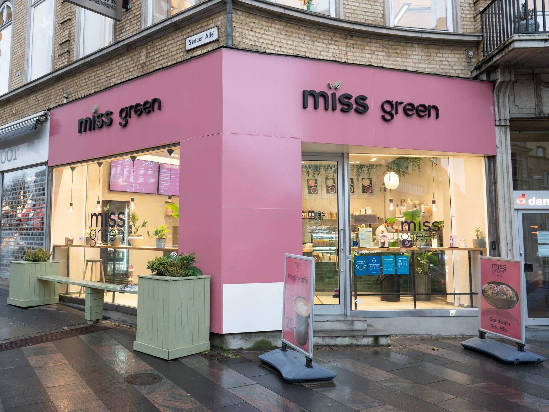 Miss Green - sandwich, salatbowls eller koldpresset juice på Strøget