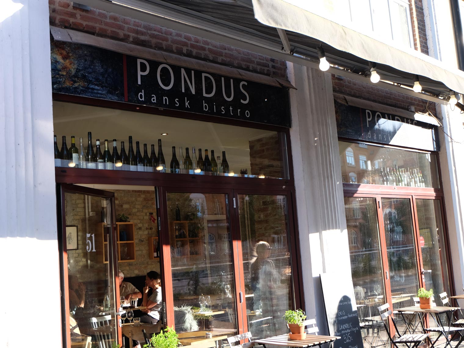 Restaurant Pondus - moderne bistrokøkken ved åen i Århus