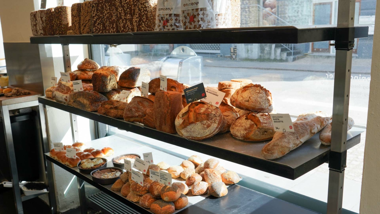 Emmerys i M.P. Bruuns Gade - økologisk bageri, café og kaffehus