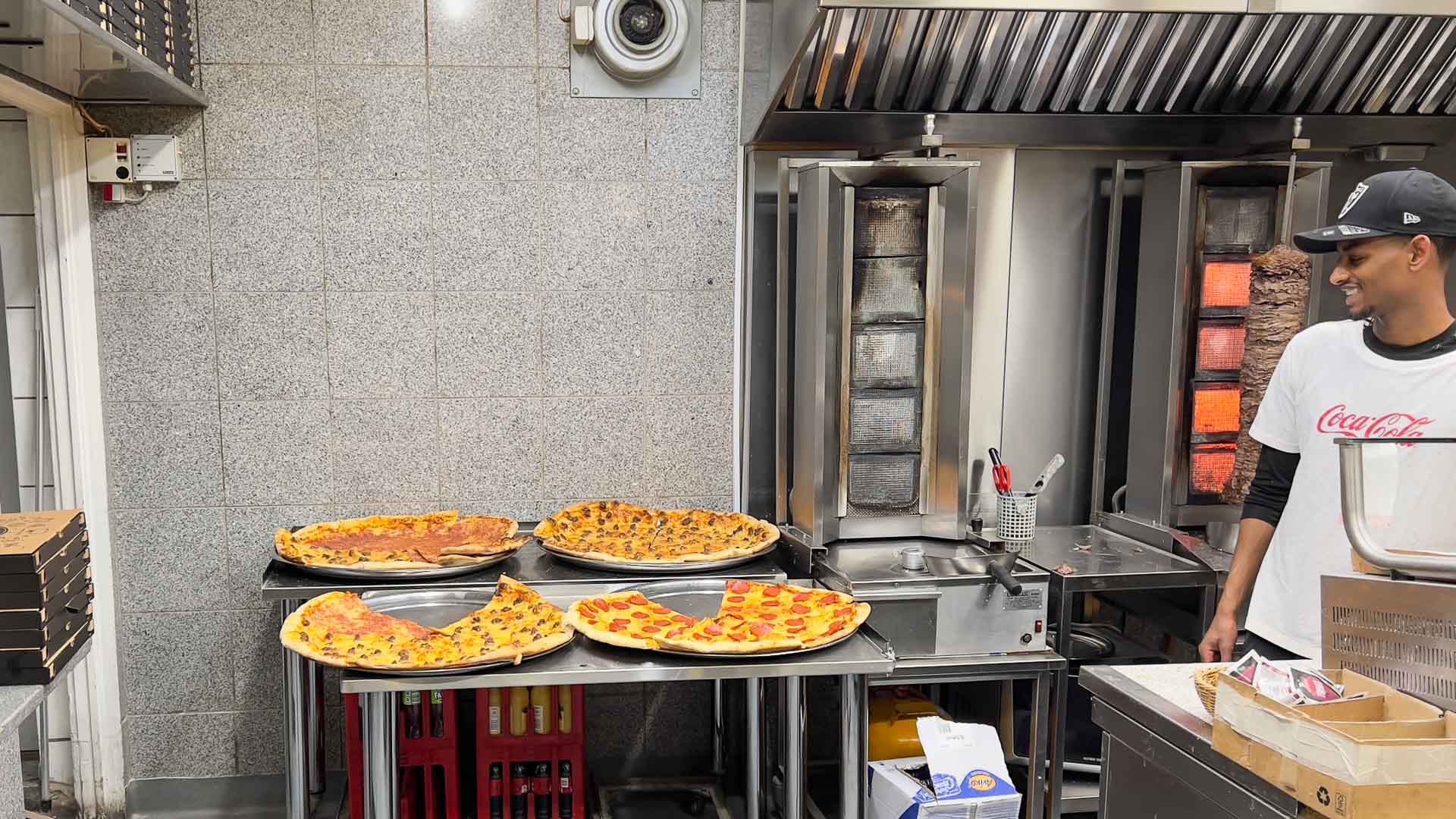 Pizza Pronta i Sønder Allé - fastfood 50 meter fra Strøget