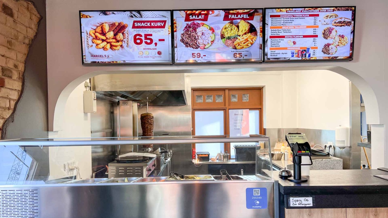 Marcel's Shawarma i Viby - kebab fra spyd