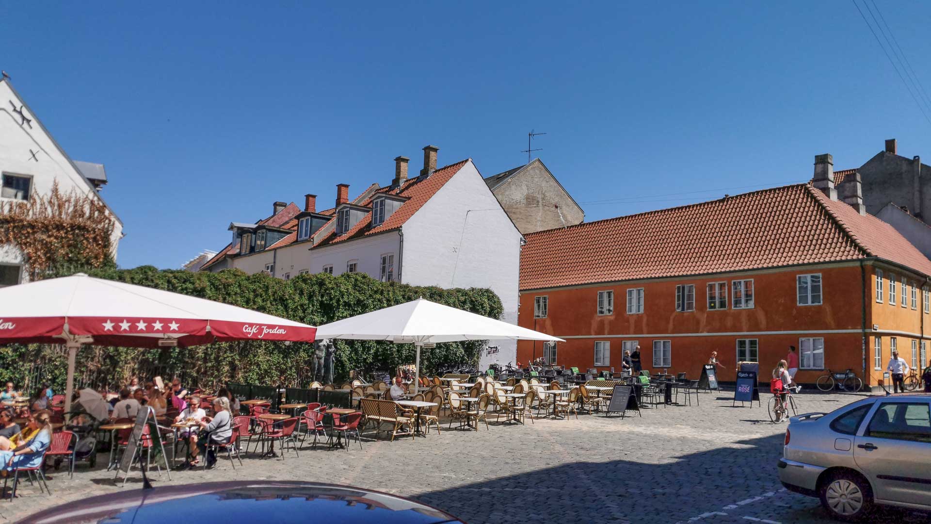 Pustervig i Aarhus - Borgporten og det brostensbelagte torv