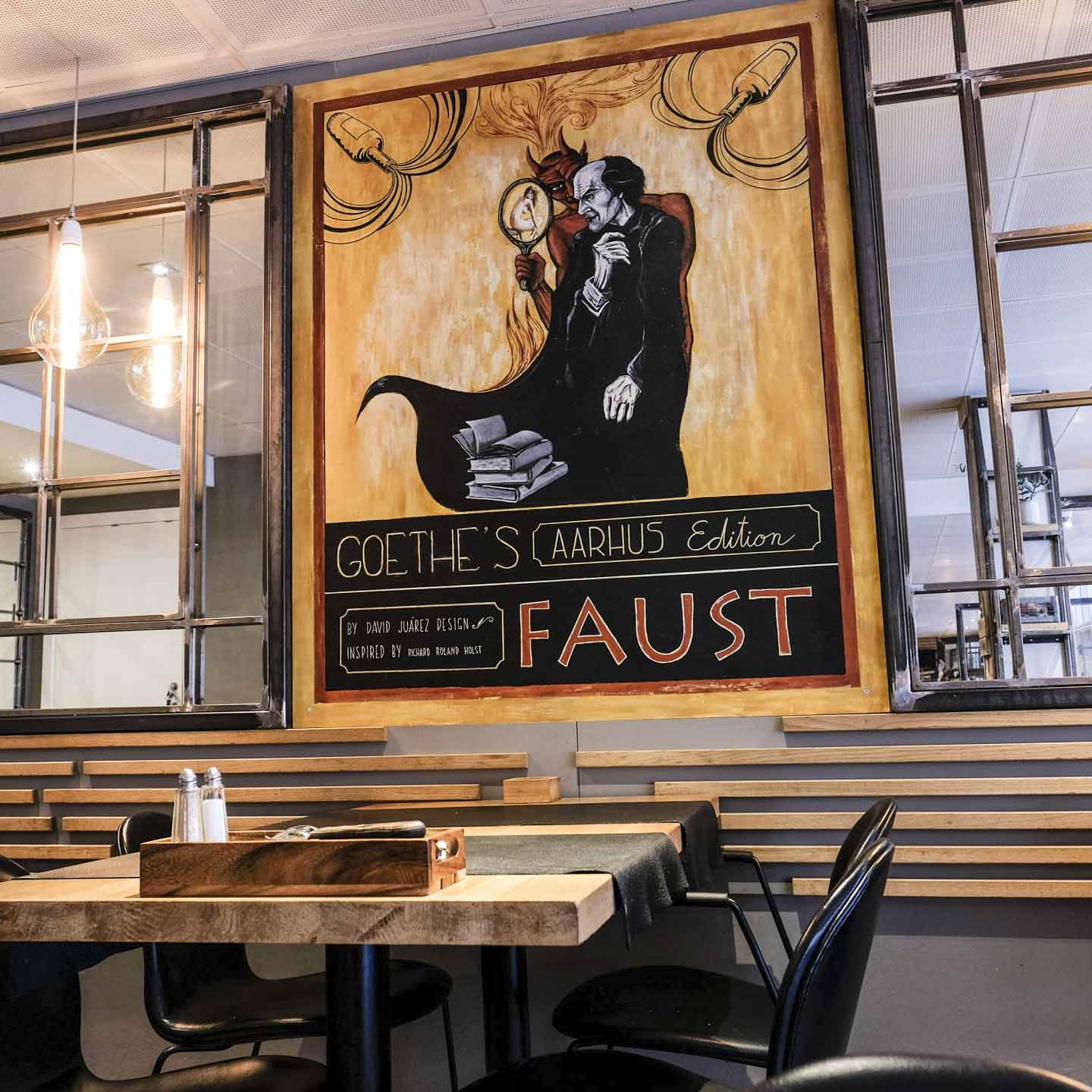 Café Faust ved åen i Aarhus - klassisk cafemad til lave priser